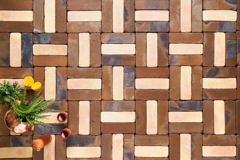 Suelos de barro: colores naturales, formatos creativos - Todobarro