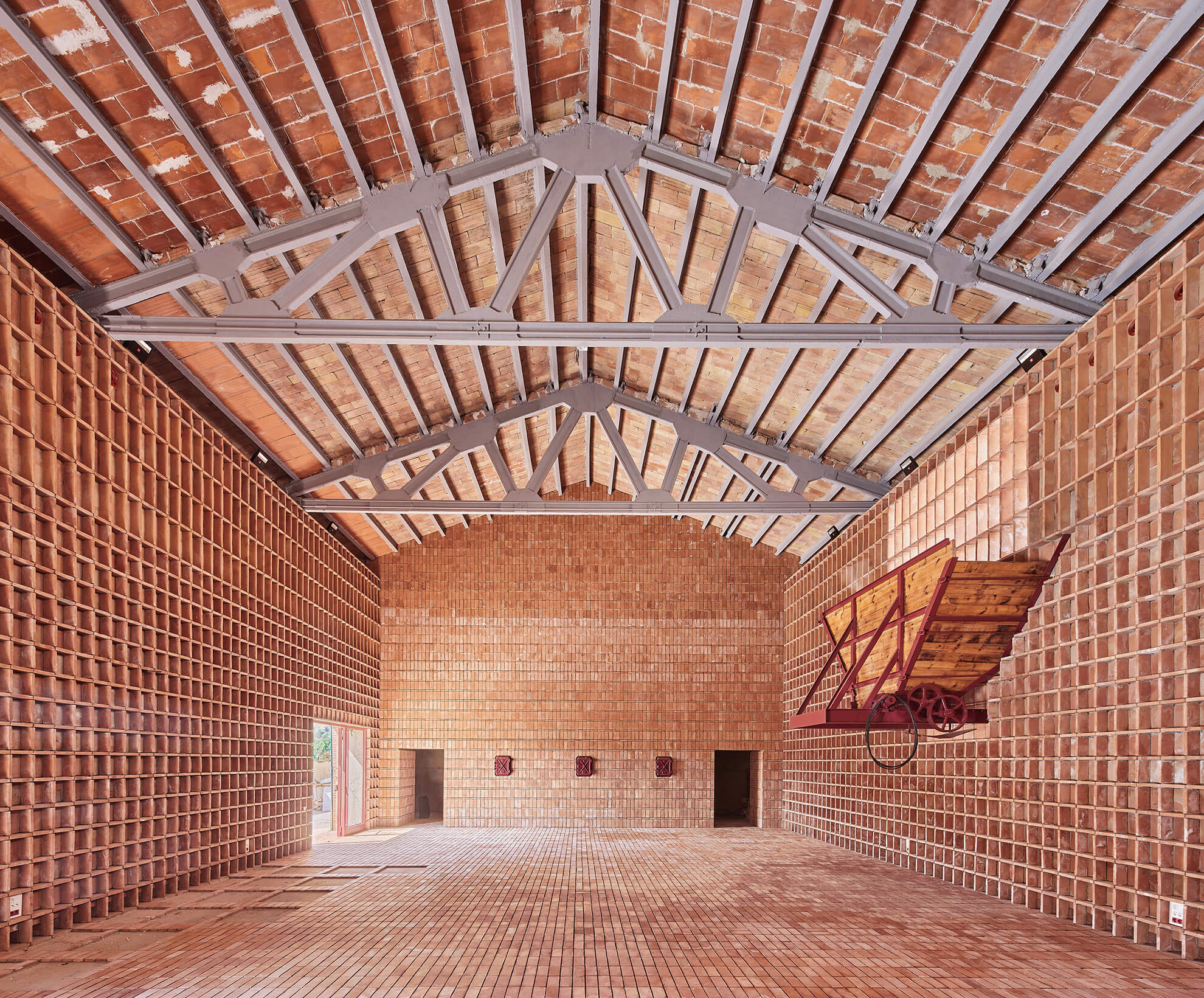 Custom made terracotta tiles for a Multipurpose Space in Tarragona ...